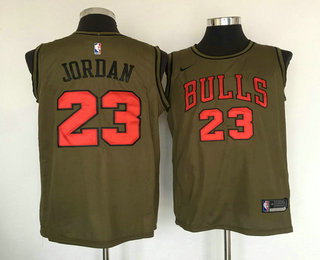 Men's Chicago Bulls #23 Michael Jordan 1996-97 Black Pinstripe Hardwood Classics Soul Swingman ...